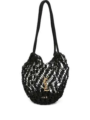 Saint Laurent Small Crochet Bucket Bag