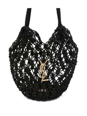 Saint Laurent Small Crochet Bucket Bag