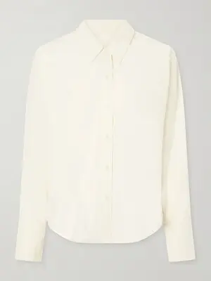 Ossou Ridge Cotton Shirt - Neutrals