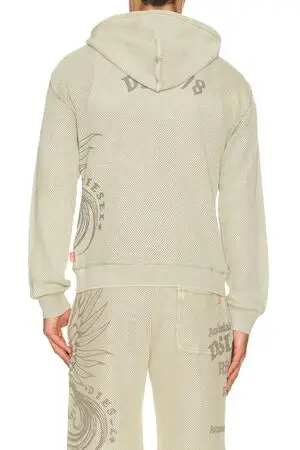 DIESEL® S-norm-hood-aa1 Hoodie - Beige