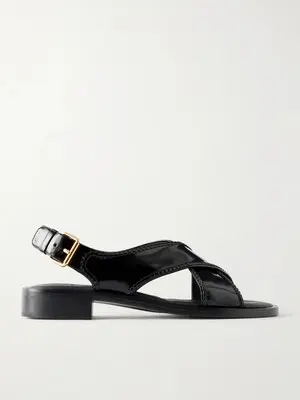 Church's Sondra Patent-leather Sandals - Black
