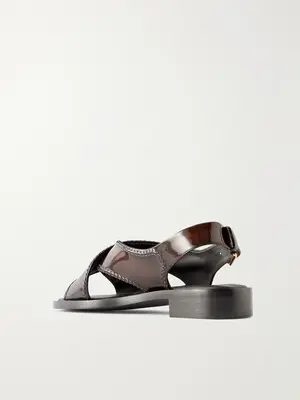 Church's Patent Leather Sandals - Brown