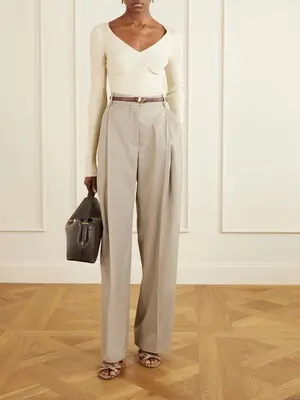 Stella McCartney Ribbed Cotton-blend Sweater