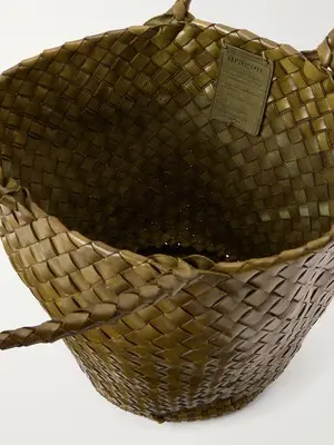 Dragon Diffusion Egola Woven Leather Tote