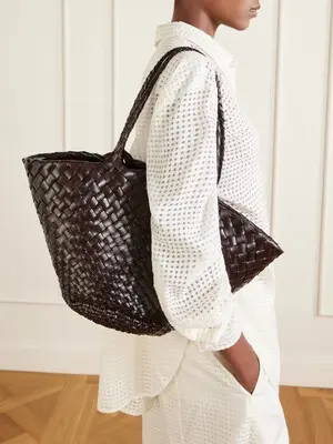 Dragon Diffusion Egola Woven Leather Tote