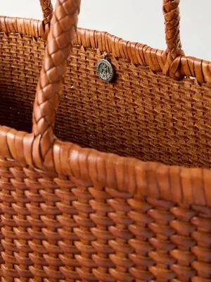 Dragon Diffusion B Weave Leather Tote