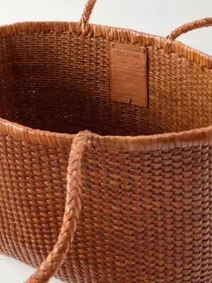 Dragon Diffusion B Weave Leather Tote