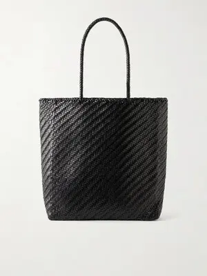 Dragon Diffusion Woven Leather Tote Bag