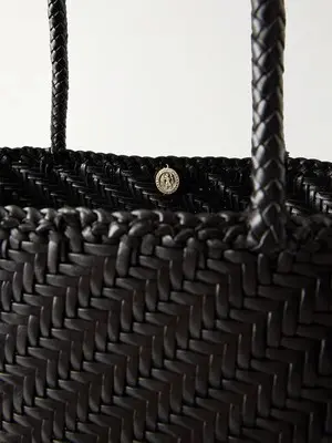 Dragon Diffusion Woven Leather Tote Bag