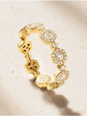 DAVID MORRIS 18 Karat And Diamond Ring - Gold