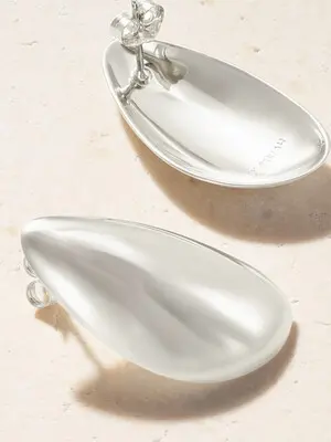 BY PARIAH Sculptural Recycled Sterling Earrings