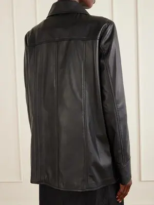 Anna Sui Paneled Leather Jacket