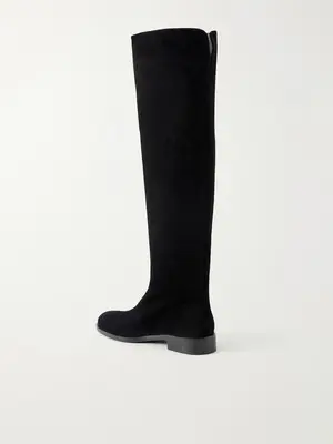 GIANVITO ROSSI Zayne 20 Suede Over-the-knee Boots - Black