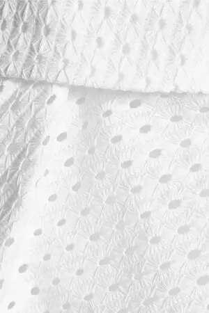 Iris & Ink Broderie Anglaise Cotton Mini Dress