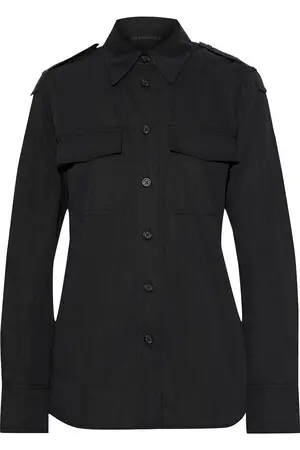 Helmut Lang Cottonblend Twill Shirt - Black