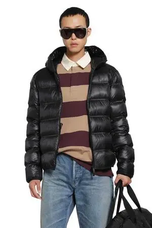 Moncler Guadiana Hooded Down Jacket - Black