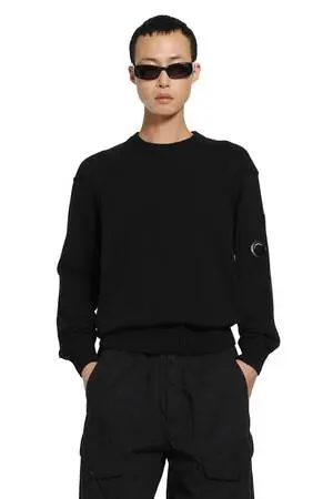 C.P. COMPANY Lambswool Sweater - Black