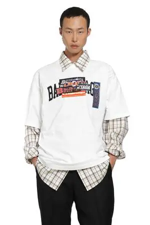 Balenciaga Bumper Stickers Medium Fit T-shirt