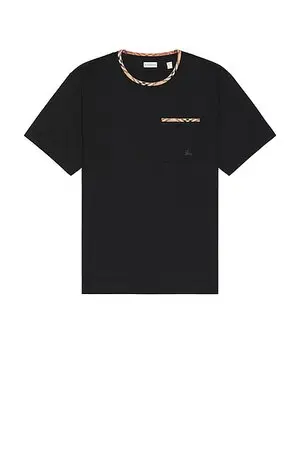 Burberry Ryan Check Piping Pocket T-shirt