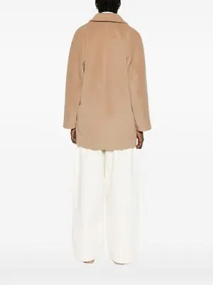Max Mara Double-breasted Felted Coat - Multicolor