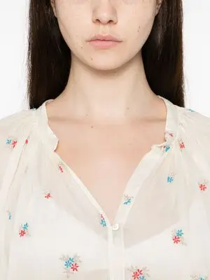 FORTE_FORTE Embroidered Cotton Shirt