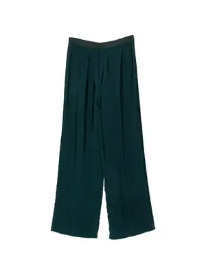 FORTE_FORTE Ribbed Velvet Wide Leg Trousers - Multicolor