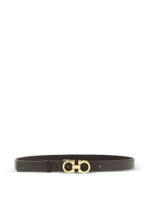 FERRAGAMO Gancini Buckle Leather Belt - Multicolor