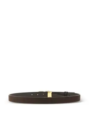 FERRAGAMO Gancini Buckle Leather Belt - Multicolor