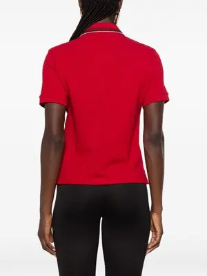 Versace Logo Cotton Polo Shirt