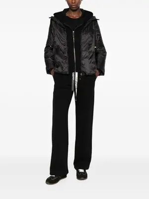 Max Mara The Cube Hooded Zip-up Coat - Multicolor