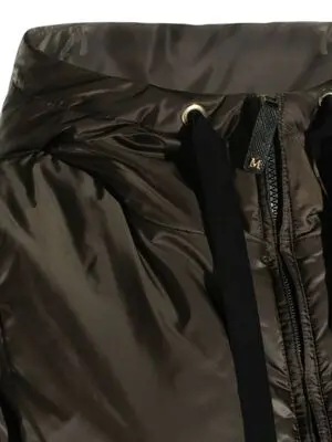 Max Mara Hooded Zip-up Coat - Multicolor