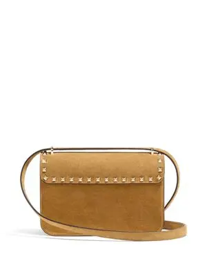 Valentino Garavani Rockstud Suede Shoulder Bag - Multicolor