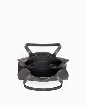 Giorgio Armani Shoulder Bag In Split Leather