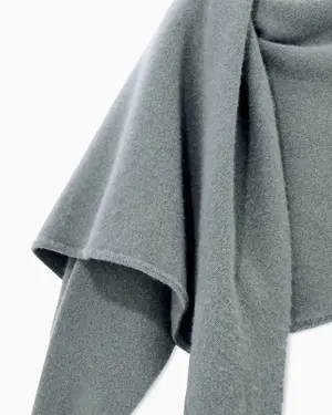 Giorgio Armani Asymmetrical Cashmere Cardigan - Green