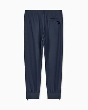 Giorgio Armani Slim-fit Honeycomb Jersey Trousers