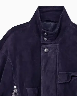 Giorgio Armani Leather Blouson Jacket