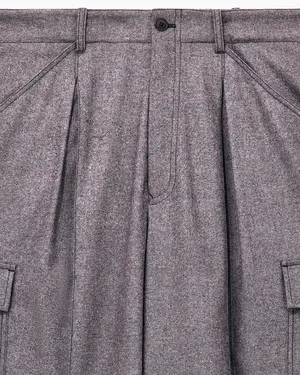 Giorgio Armani Oversized Wool And Cashmere Trousers
