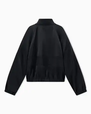 Giorgio Armani Caban Coat In Techno Duchesse