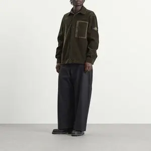 Stone Island Organic Cotton Corduroy Overshirt
