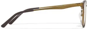 Zenni Square Glasses Flex Titanium Full Rim Frame