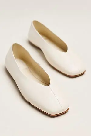 Jeffrey Campbell Fathom Ballet Flats - Bone