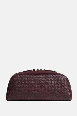 Bottega Veneta Large Pochette With Knot Detail - Marrone