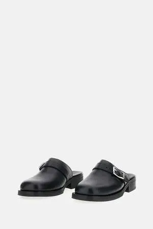Our Legacy Leather Sabot Truck Mule