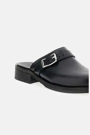 Our Legacy Leather Sabot Truck Mule