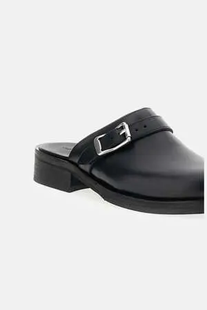Our Legacy Leather Sabot Truck Mule