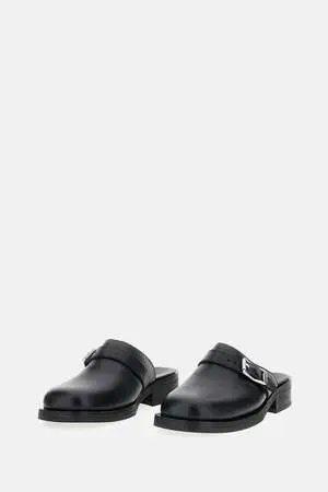 Our Legacy Leather Sabot Truck Mule