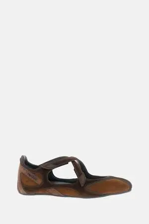 Attico 'FLOOR01' BALLERINA FLAT Marrone