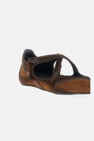 Attico Floor01' Ballerina Flat - Marrone