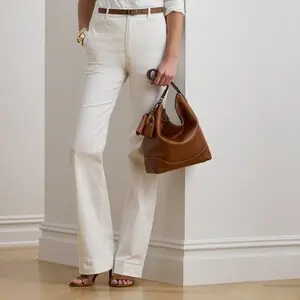 Ralph Lauren Stretch Cotton Chino Flare Pant - White