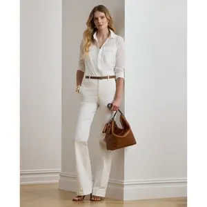 Ralph Lauren Stretch Cotton Chino Flare Pant